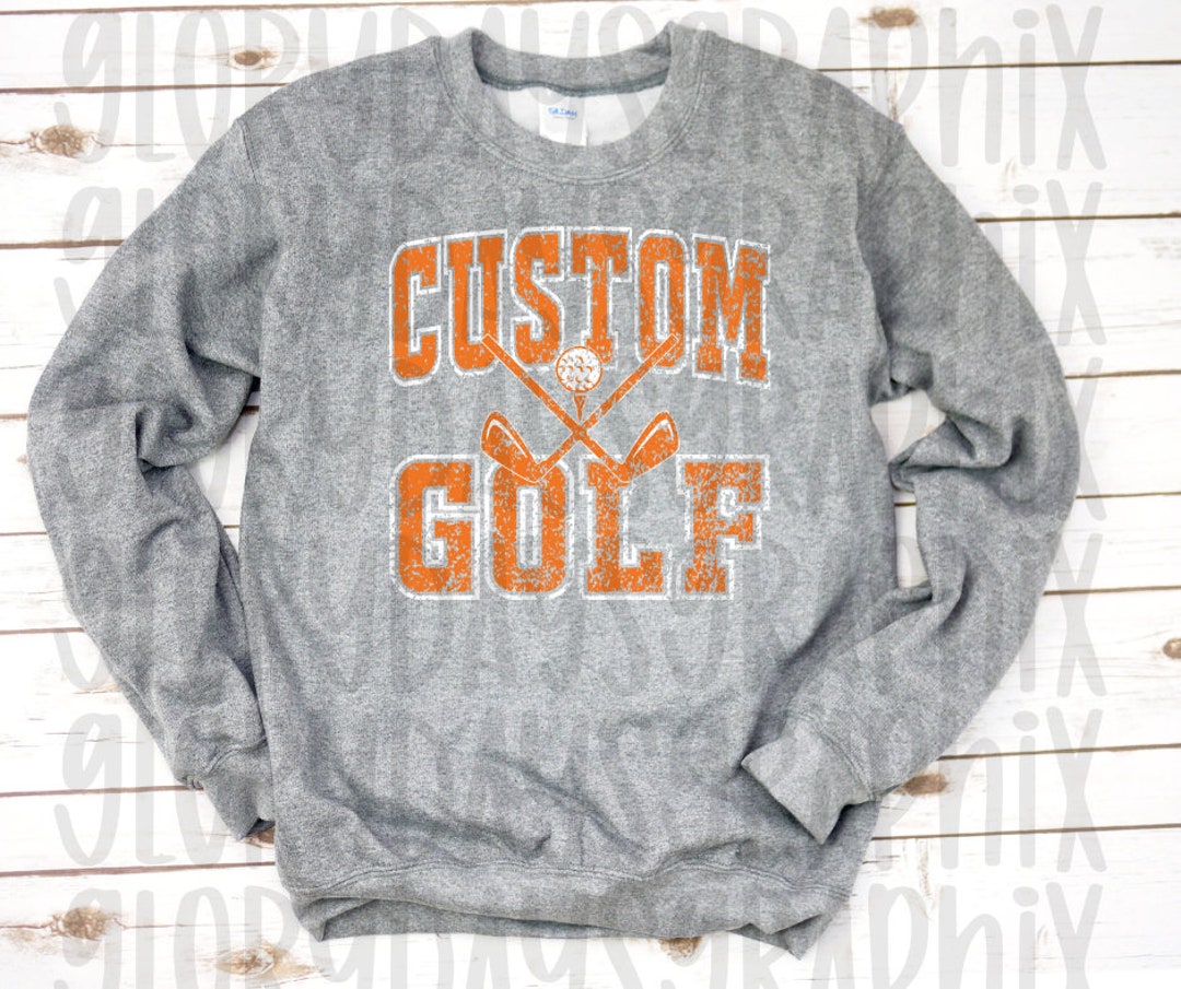 CUSTOM Golf Design, Team Digital Download, Vintage Spirit Wear, Custom ...