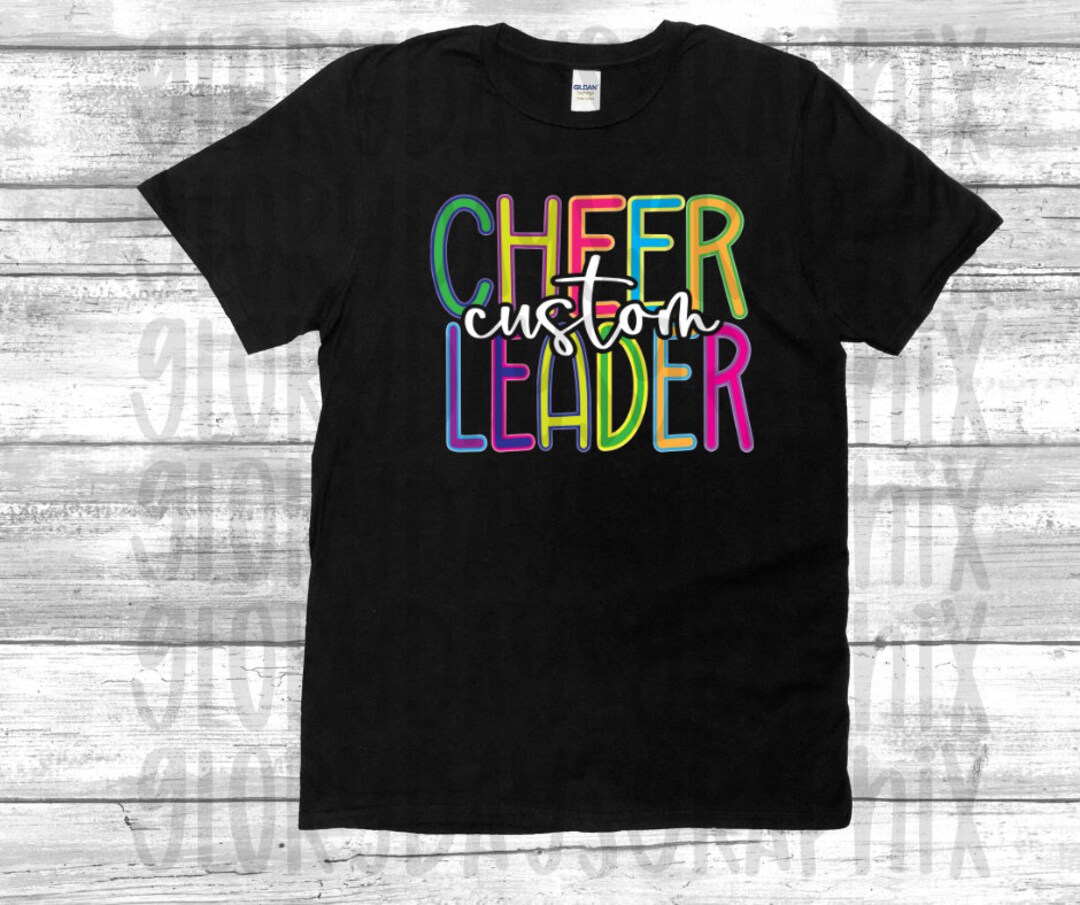 CUSTOM Cheer Design, Neon, Mascot, Team Digital Download, Spirit Wear ...