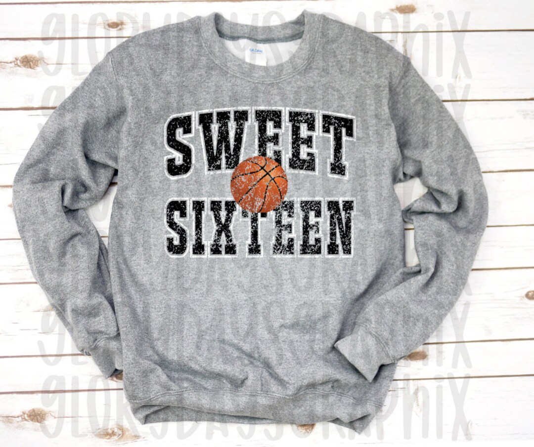 Sweet Sixteen Basketball Design, Team Digital Download, Vintage Spirit ...