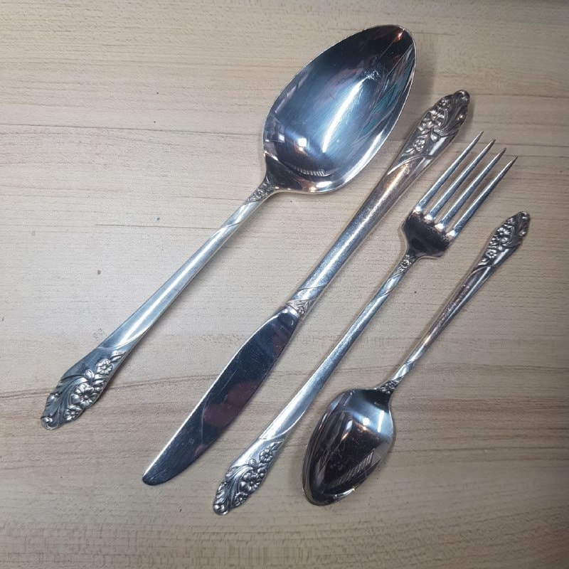 Oneida Community Evening Star Flatware Set of 78 Pieces in Original ...