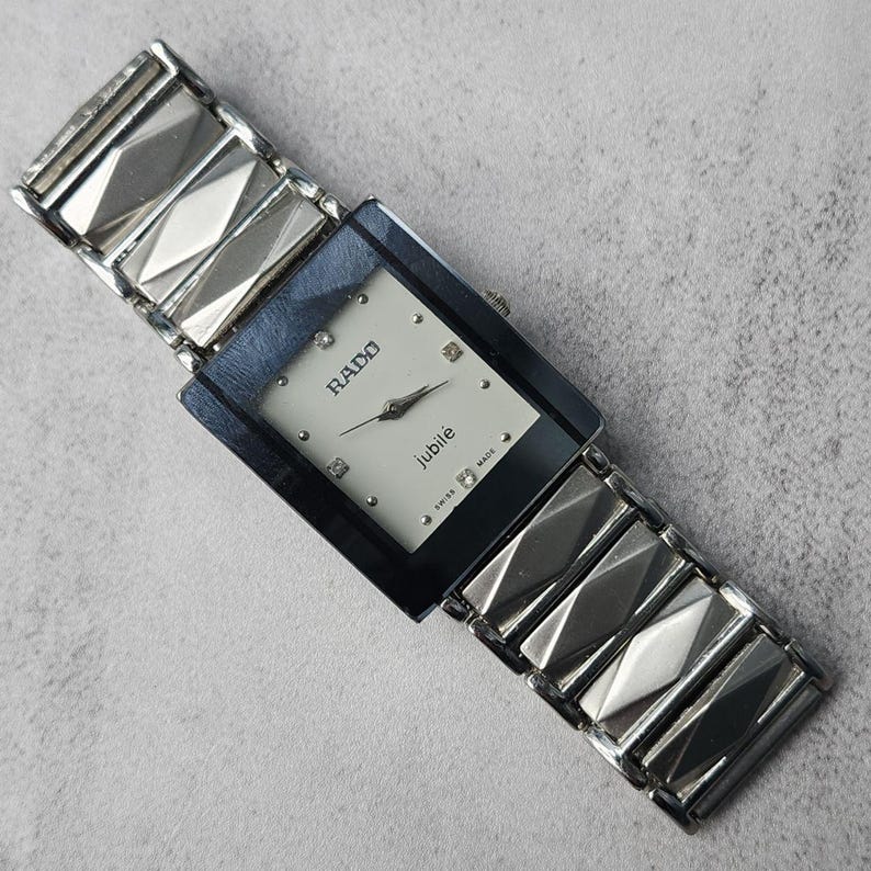 Rado Jubile High-tech Ceramics Diamonds Quartz Wrist Watch - Etsy