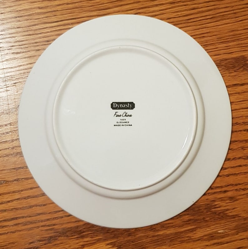 Dynasty Fine China 1005 Elegance Dinnerware Vintage Set - Etsy