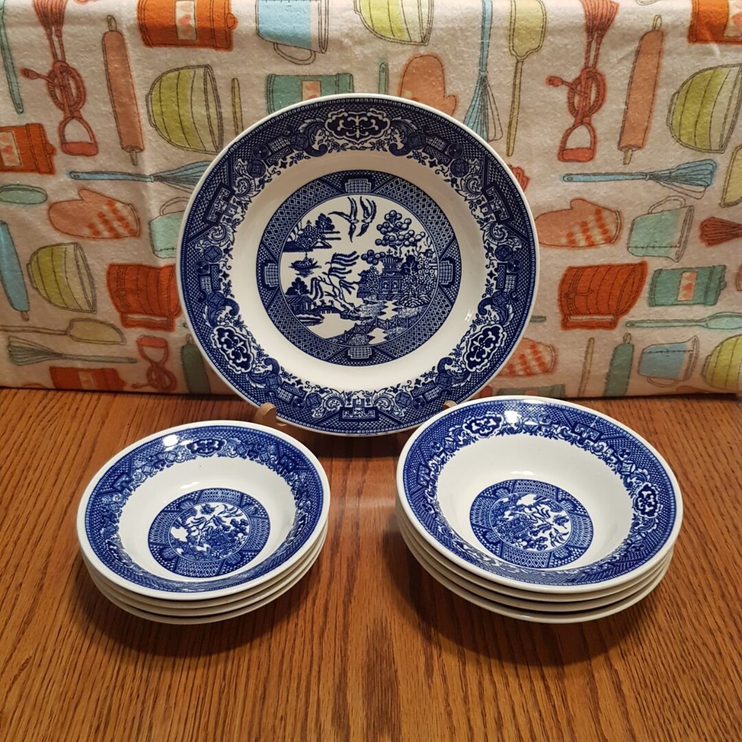 Willow Ware by Royal China Blue Willow Plate and Bowl - Etsy