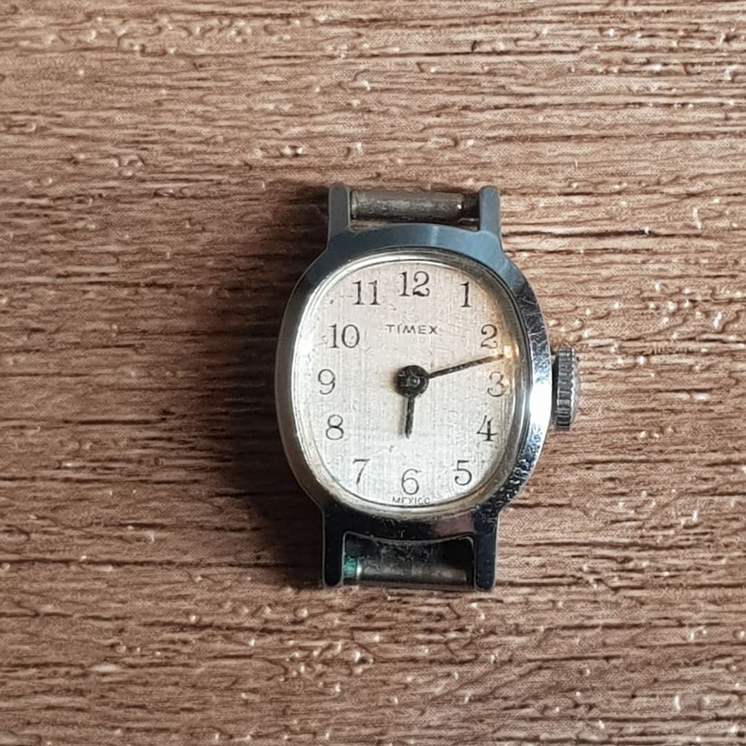 Timex Vintage Ladies Mechanical Watch Stainless Steel Case - Etsy