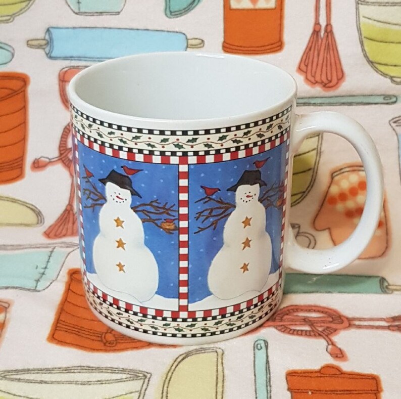 Sakura Snowman by Debbie Mumm Division of Oneida 1998 Dinnerware Set - Etsy