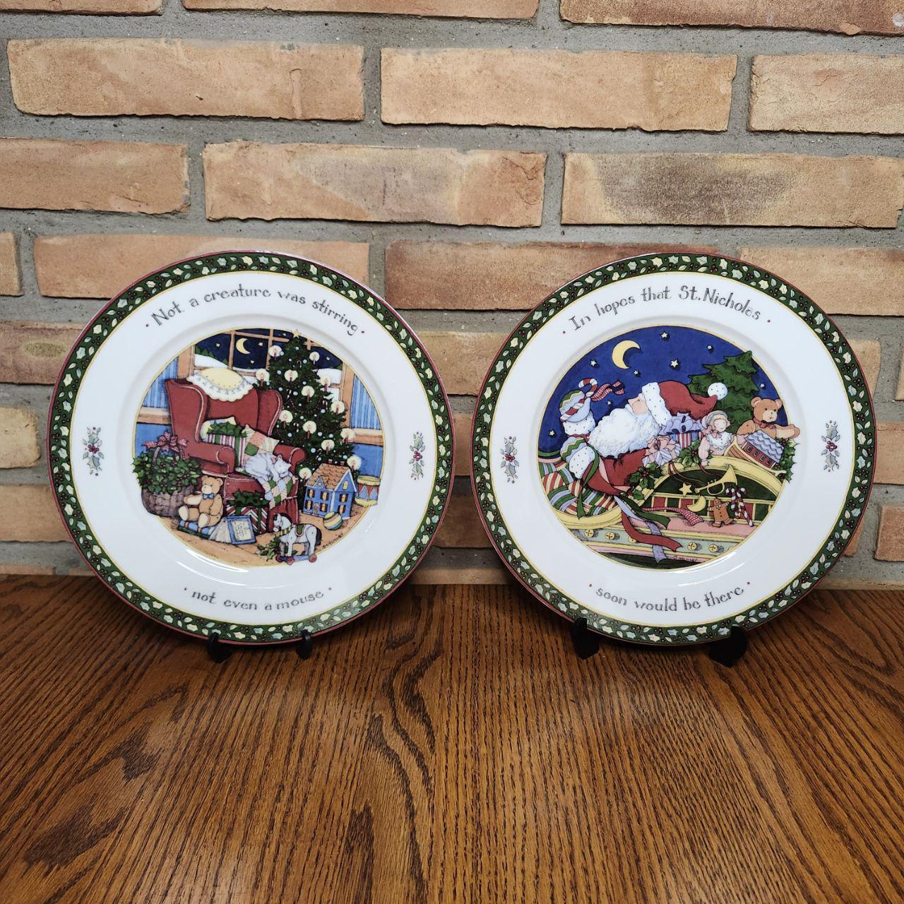 Christmas Story Susan Winget Plates International China Company - Etsy