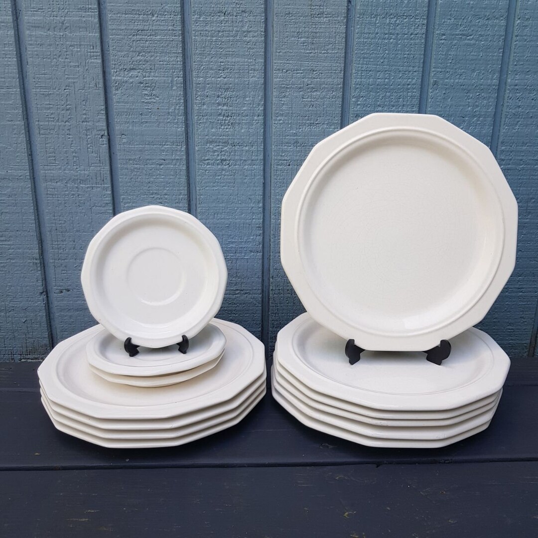 Pfaltzgraff Heritage White Plates - Etsy
