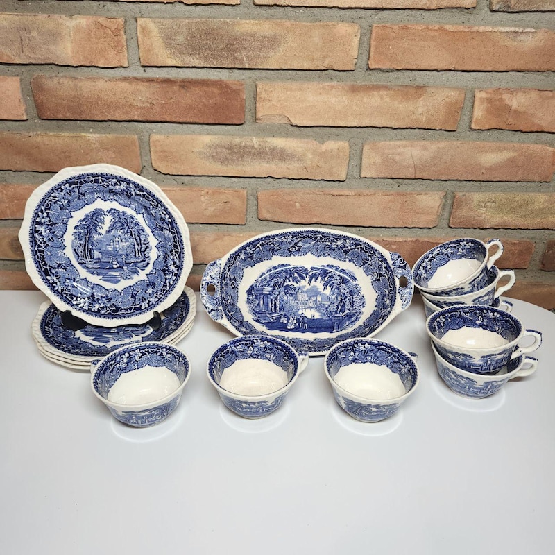 Mason Antique Tea Set - Etsy