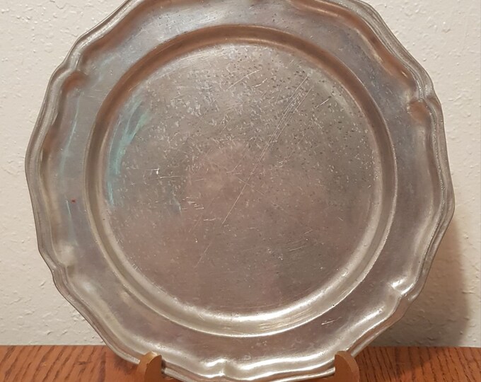 Wilton Armetale RWP Queen Anne Vintage Plate - Etsy
