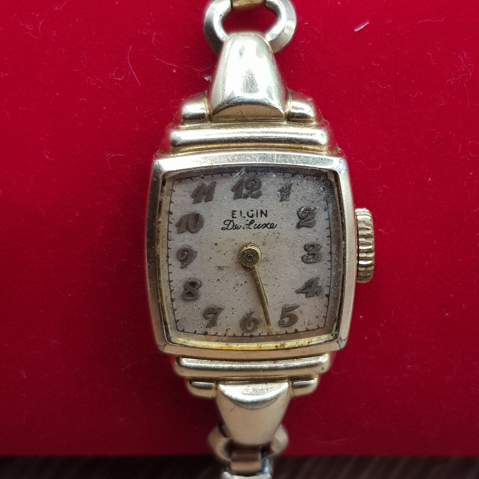 Elgin Deluxe Ladies Wrist Watch 17 Jewels 10K Gold Filled With JB ...