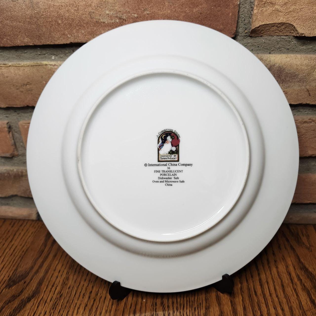 Christmas Story Susan Winget Plates International China Company - Etsy