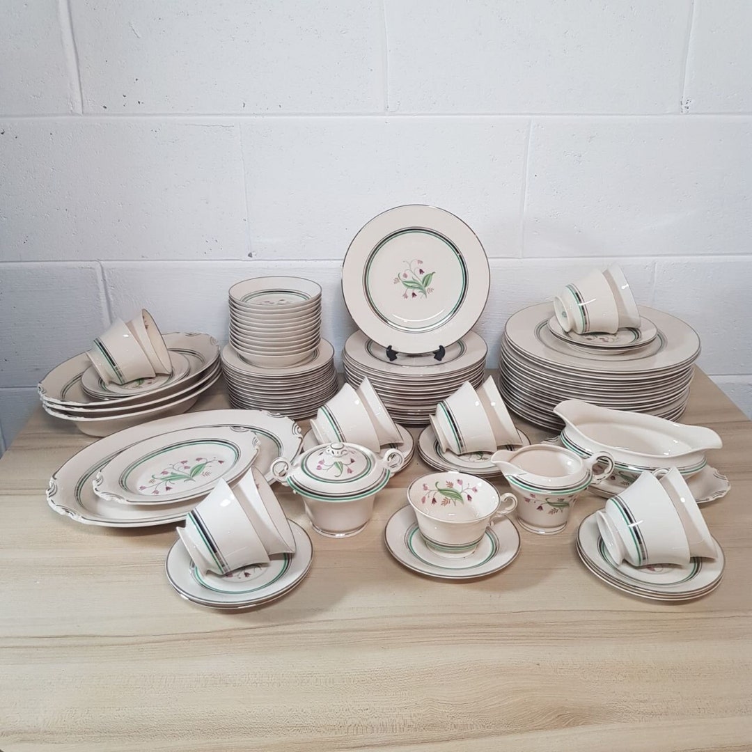 Coralbel Old Ivory Syracuse China Dinnerware Set - Etsy