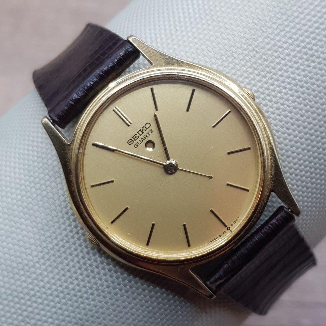 Seiko Quartz Alarm Mens Wrist Watch 5C20-6009 - Etsy