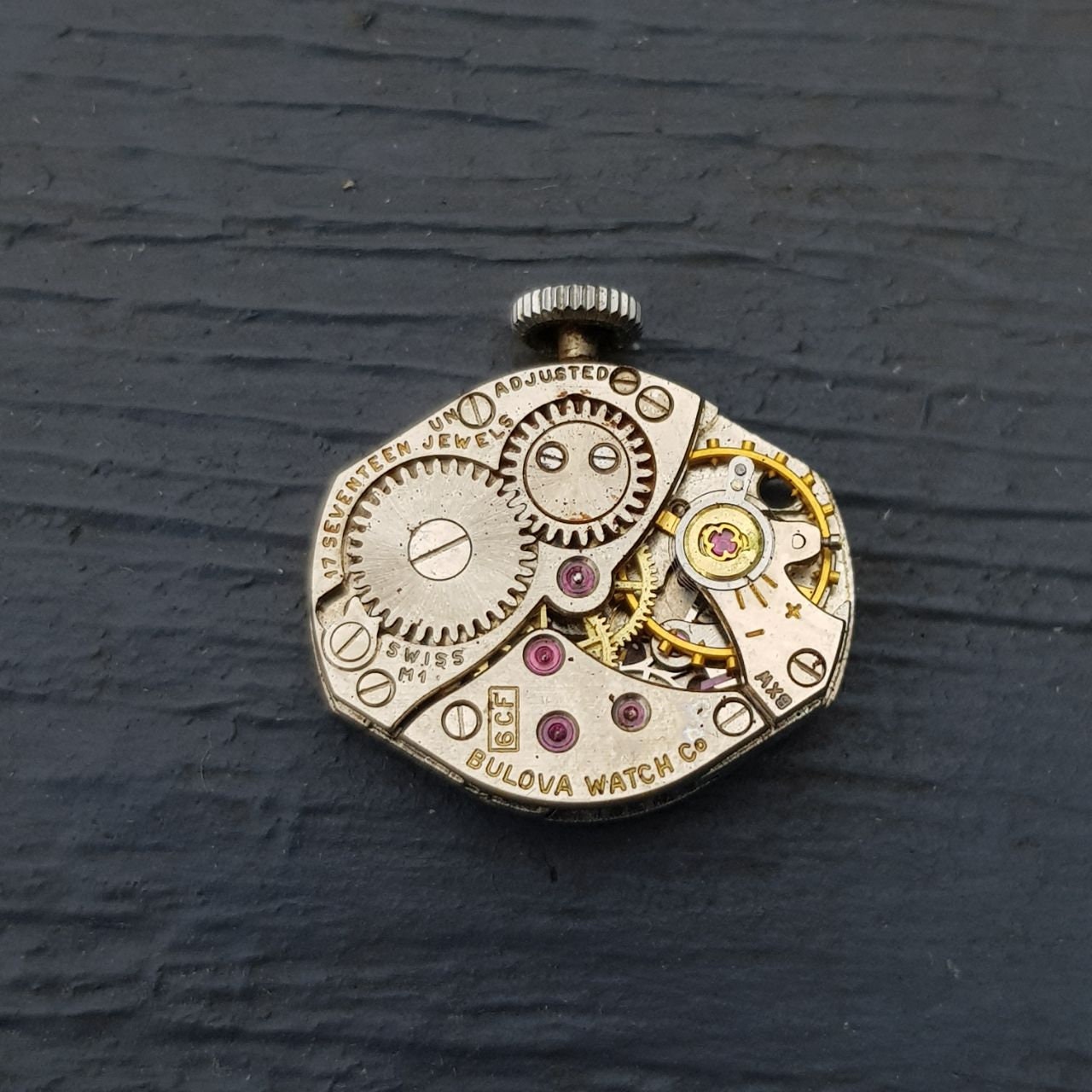 Bulova Swiss Ladies Wrist Watch 17 Jewels 10K Rolled Gold Plate Bezel ...