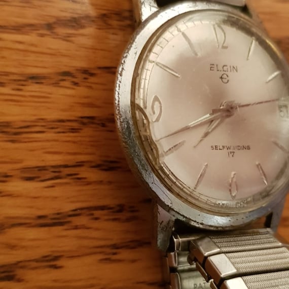 Elgin Selfwinding Waterproof 17J Men's Wrist Watch - Gem