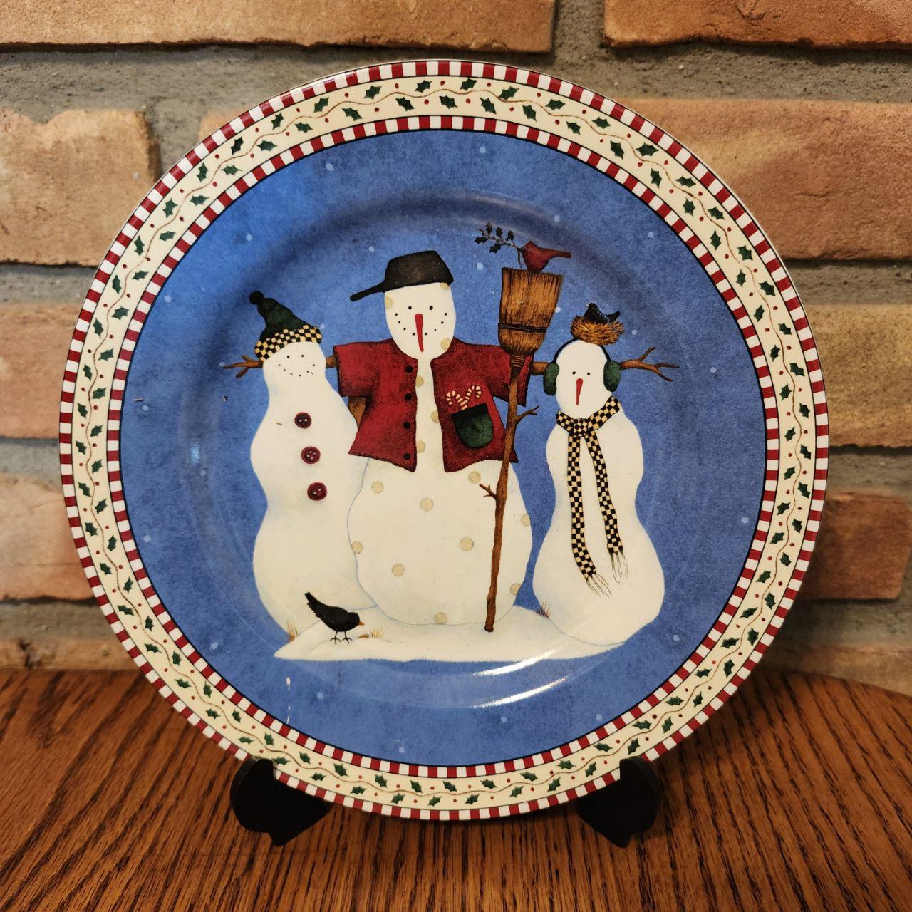 Sakura Snowman by Debbie Mumm Division of Oneida 1998 Dinnerware Set - Etsy