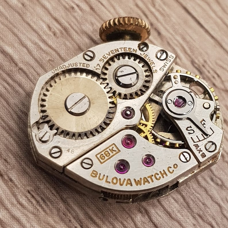 Bulova Diana Swiss Ladies Wrist Watch 17 Jewels 14K Rolled Gold Plate ...