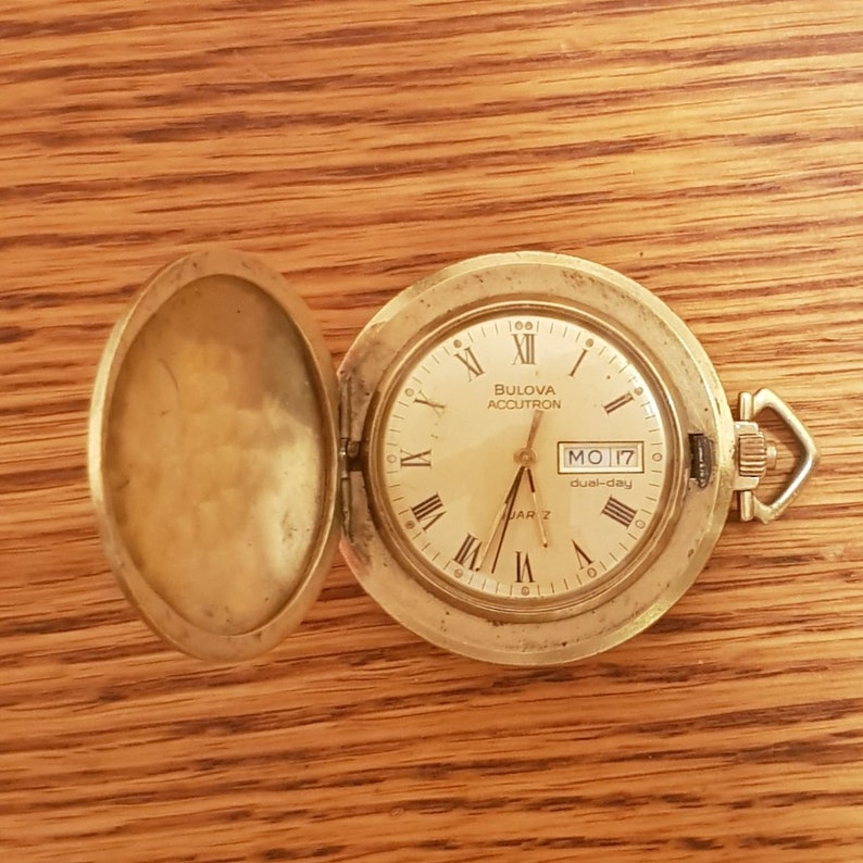 Bulova Accutron Quartz Pocket Watch Swiss 1978 - Etsy