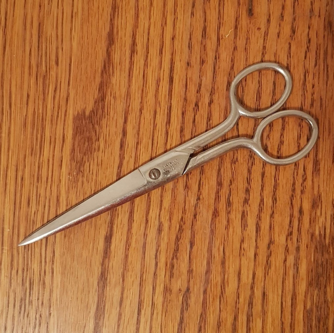 Antique Kleencut Forged Steel Scissors Made in USA - Etsy