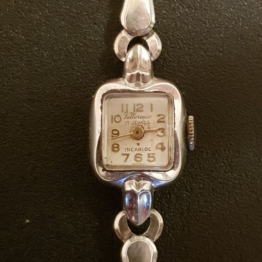 Villereuse 17 Jewels Incabloc Ladies Swiss Watch 10K Gold Filled - Etsy