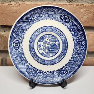 Vintage Blue Willow Dinnerware - Etsy