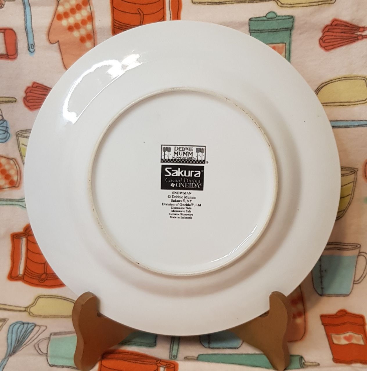 Sakura Snowman by Debbie Mumm Division of Oneida 1998 Dinnerware Set - Etsy