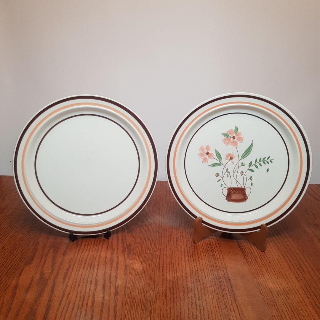 Countryside Stoneware Collection Vintage Dinner Plates Made in Japan - Etsy
