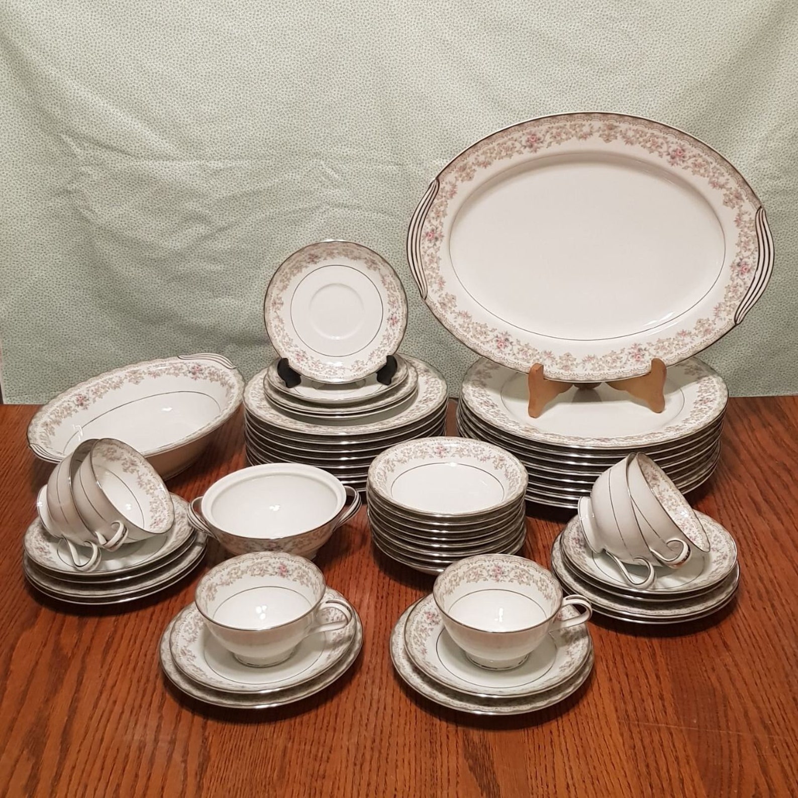 Noritake China 5807 Edgewood Japan Dinnerware Set - Etsy