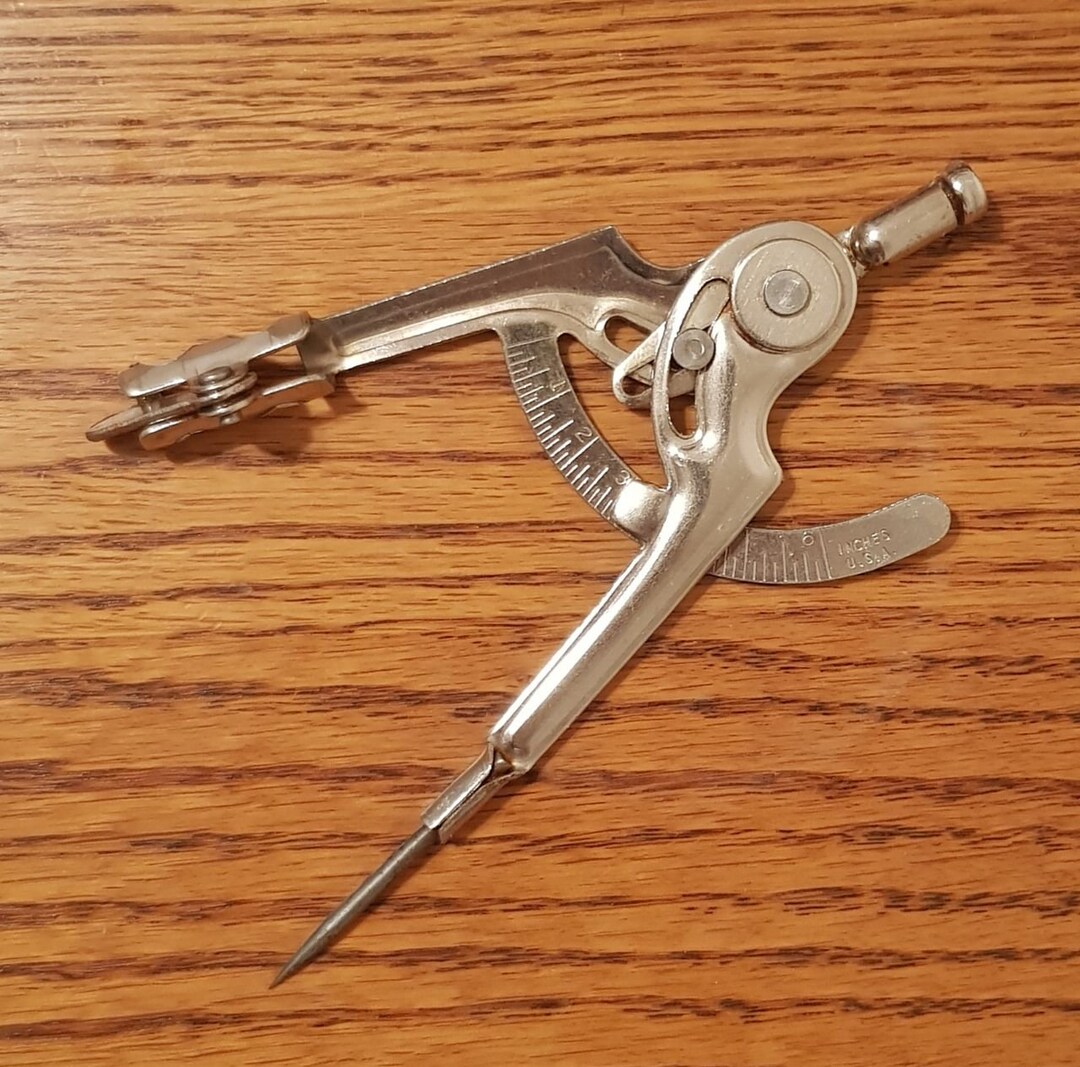 Vintage Rare Metal Divider Compass USA - Etsy