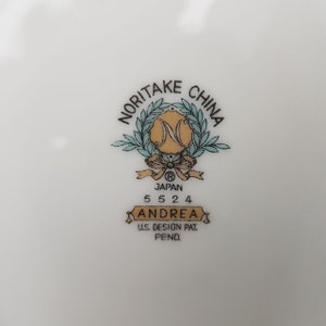 Noritake China 5524 Andrea Japan Vintage Set of 51 Pieces - Etsy