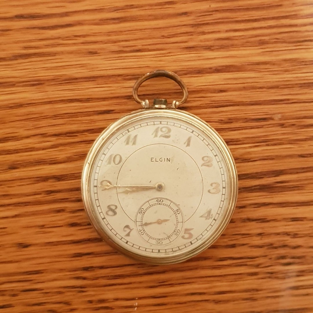 Elgin Pocket Watch 28s Model 3, 15J, Ca 1940 in Elgin National Watch Co ...