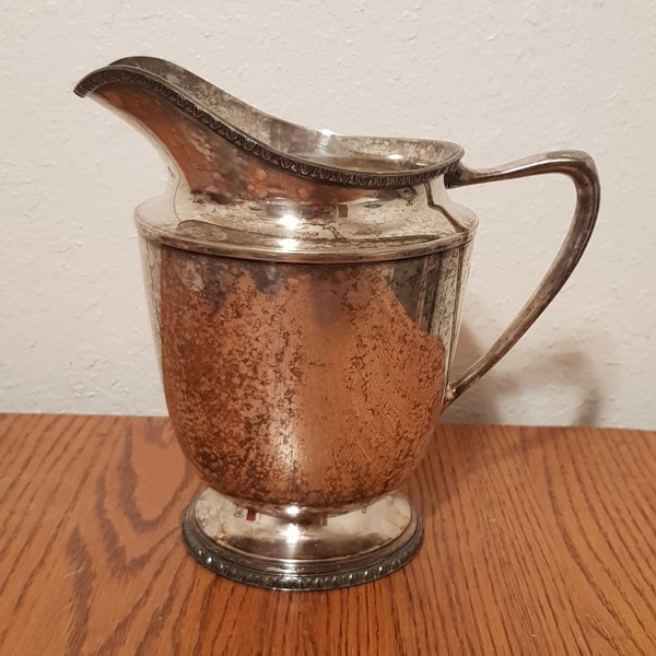 Silver Plate Pitcher - Etsy