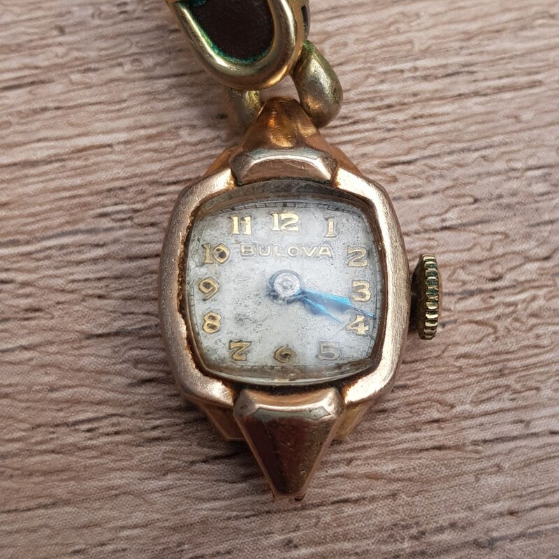 Vintage Bulova Ladies 14k - Etsy
