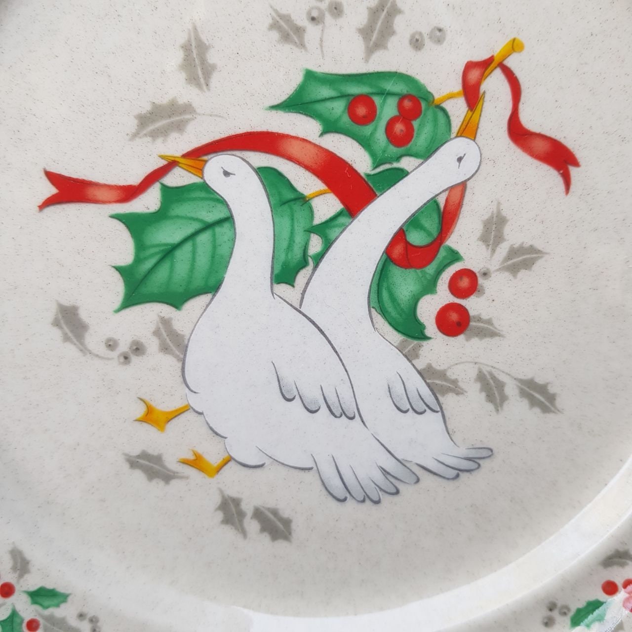 International Tableworks Marmalade Christmas Geese Red Ribbon Japan ...