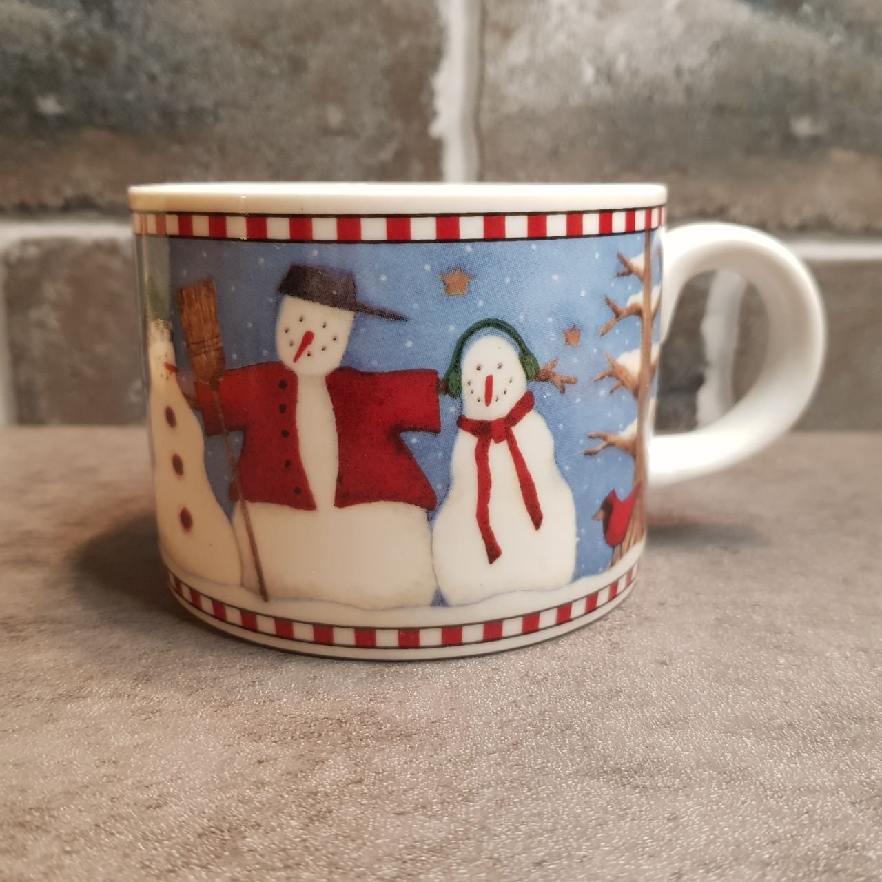 Sakura Snowman by Debbie Mumm Division of Oneida 1998 Dinnerware Set - Etsy