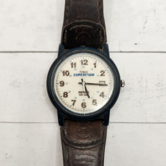Timex Expedition Indiglo WR50M Men's Quartz Watch 199… - Gem Timex Expedition Indiglo WR50M Men's Quartz Watch 199… - Gem