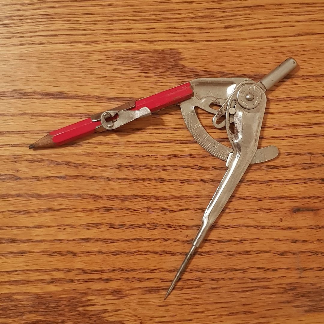 Vintage Rare Metal Divider Compass USA No 785 - Etsy