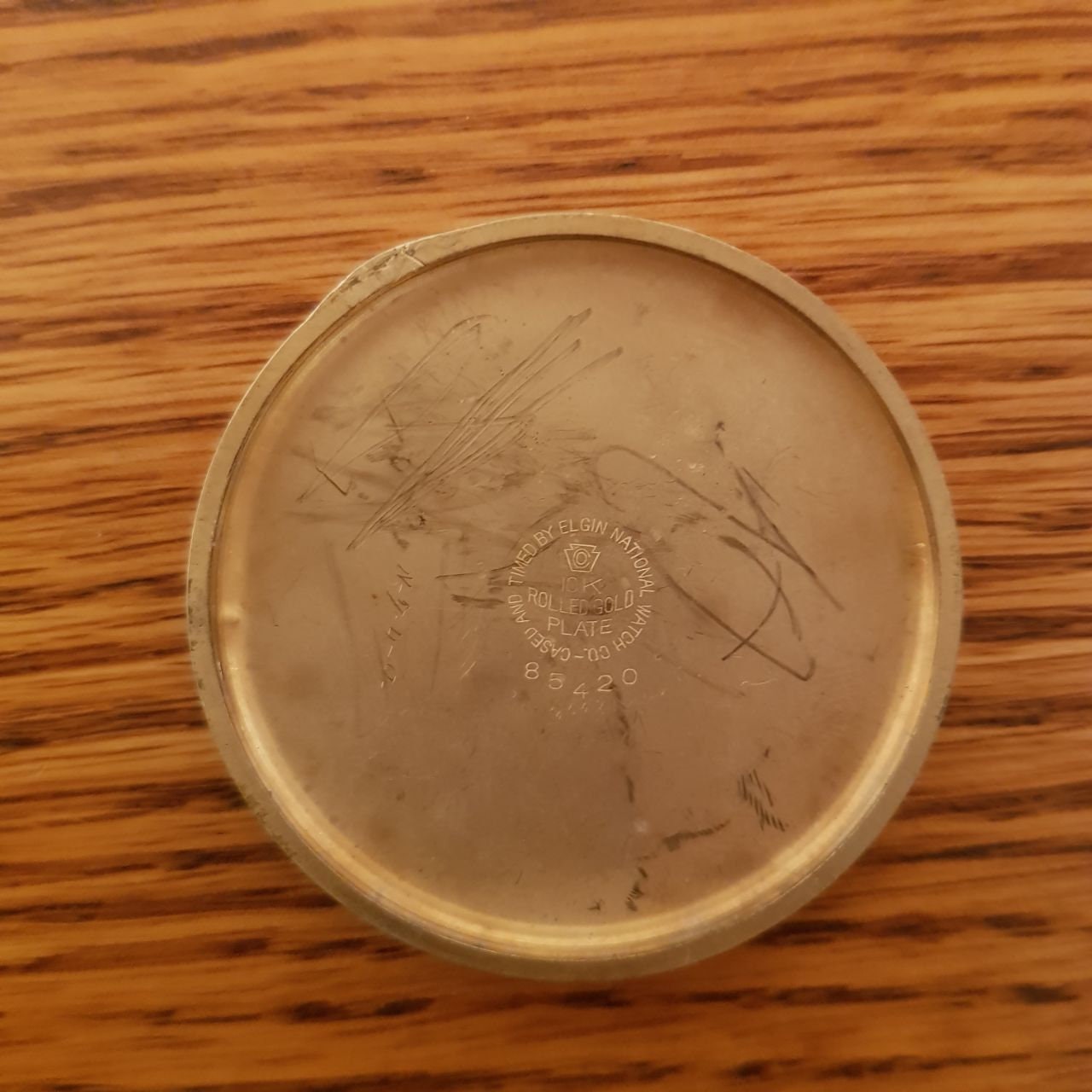 Elgin Pocket Watch 28s Model 3, 15J, Ca 1940 in Elgin National Watch Co ...