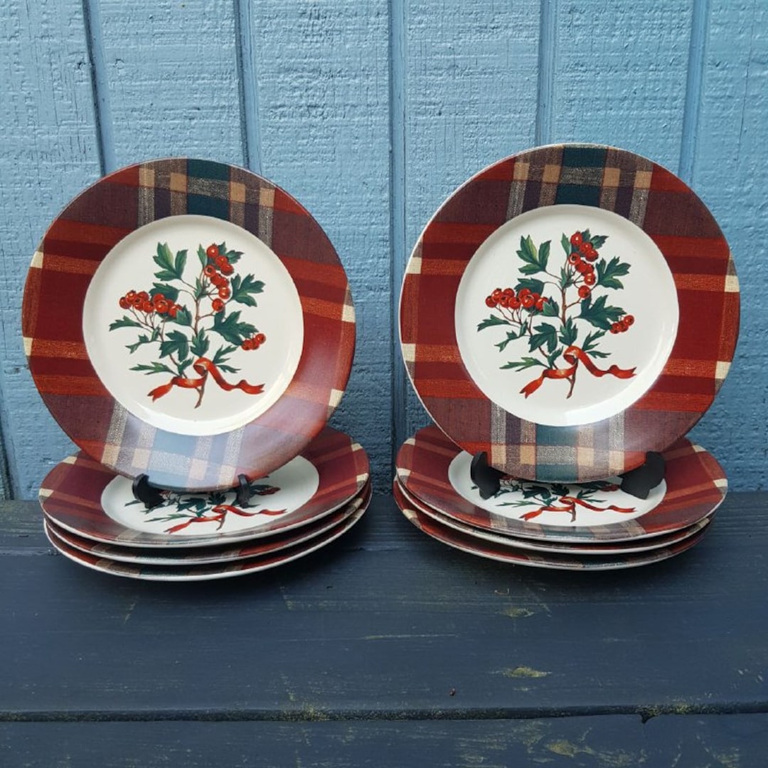 Raymond Waites Cornucopia Salad Plates Certified International ...