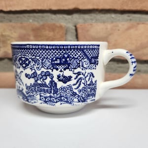 Vintage Blue Willow Dinnerware - Etsy