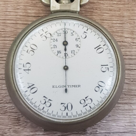 Vintage WWII Elgin Timer Stopwatch - Gem