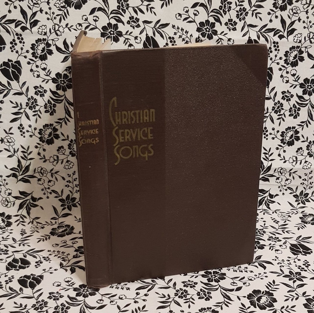 Christian Service Songs Vintage Hardcover Hymnal Book 1939 - Etsy