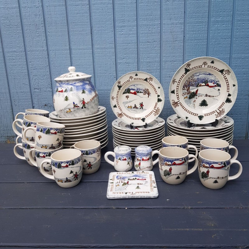 Christmas Dinnerware - Etsy