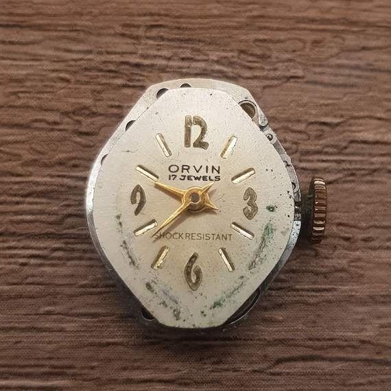 Orvin 17 Jewels Ladies Wrist Watch - Gem