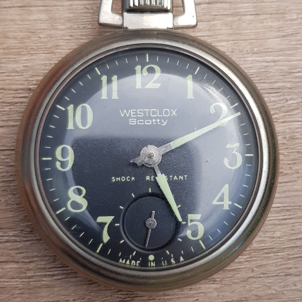 Westclox Scotty Shock Resistant Pocket Watch Made in USA Running - Etsy