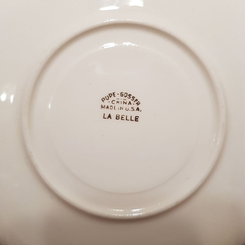 Pope Gosser China La Belle Made in USA Vintage Dinnerware Set - Etsy