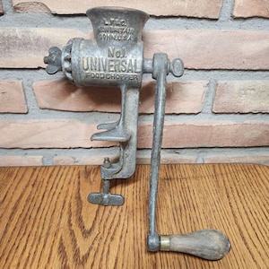 Universal No 1 Cast Iron Food Chopper Meat Grinder L.F.&C. New Britain ...