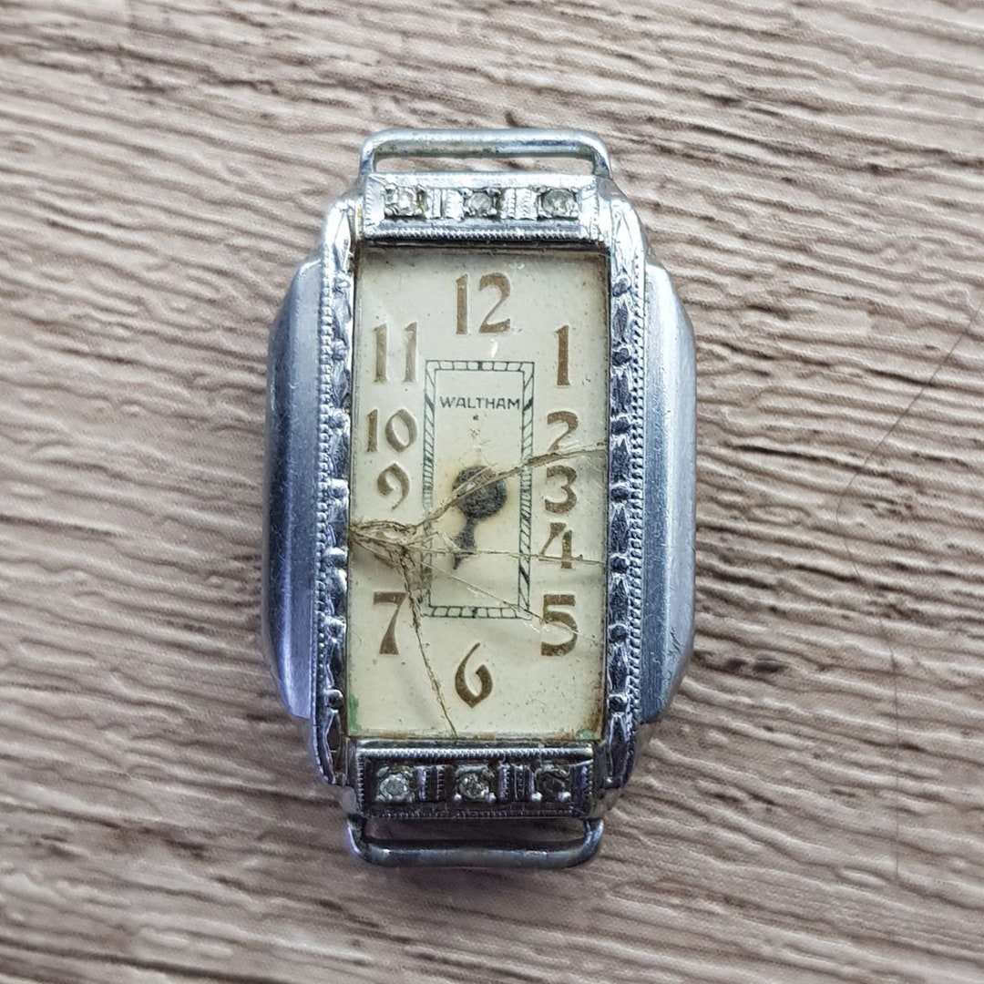 Waltham Vintage Ladies Wrist Diamond Accented Watch 7 Jewels 1933 - Etsy