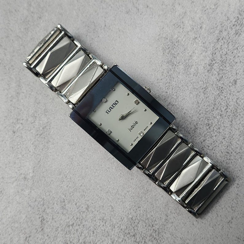 Rado Jubile High-tech Ceramics Diamonds Quartz Wrist Watch - Etsy
