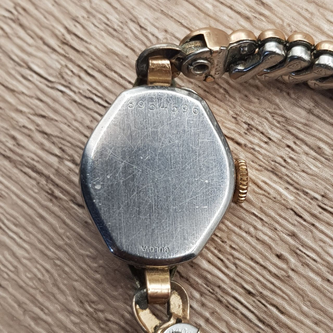 Bulova Diana Swiss Ladies Wrist Watch 17 Jewels 14K Rolled Gold Plate ...